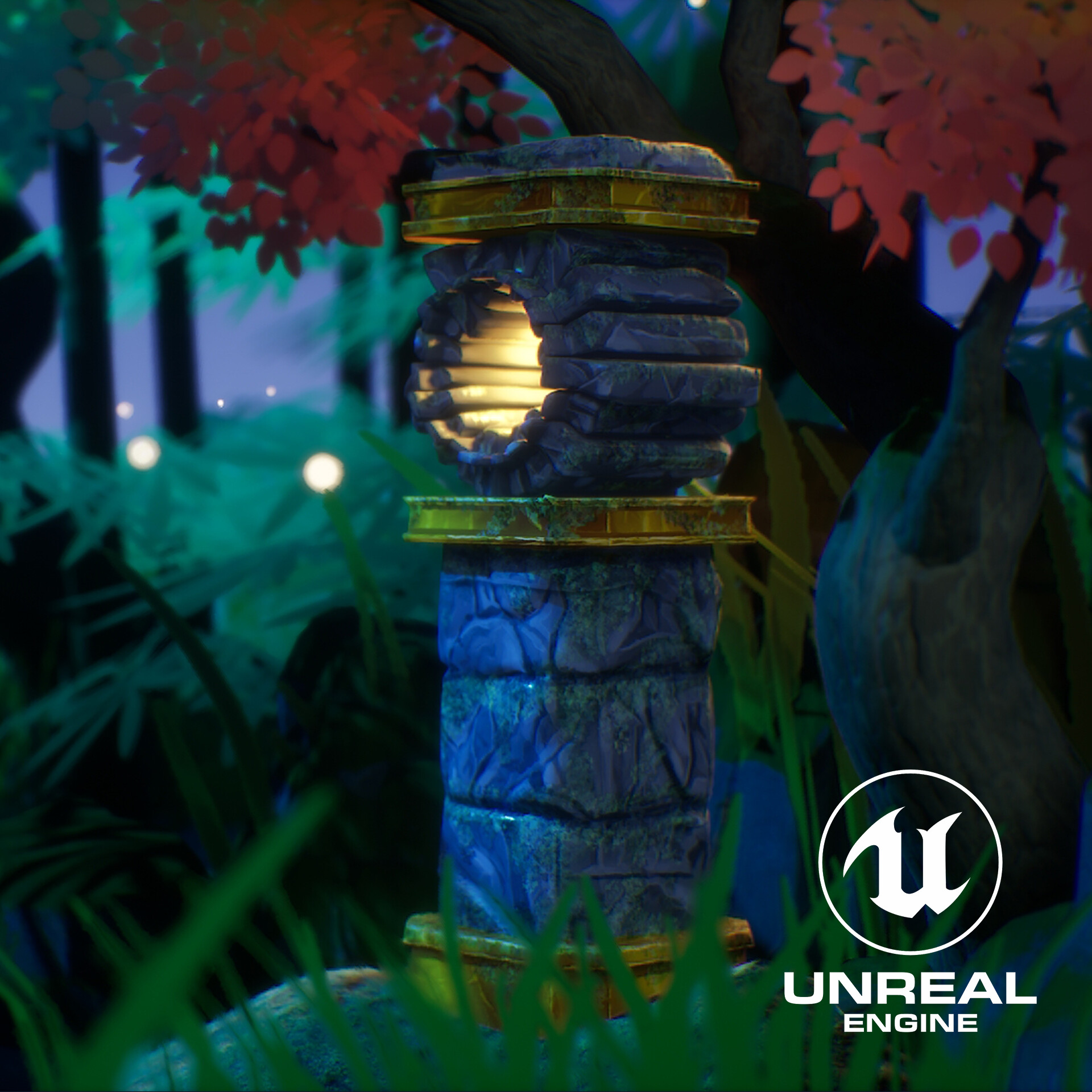 ArtStation - Forest Lamp