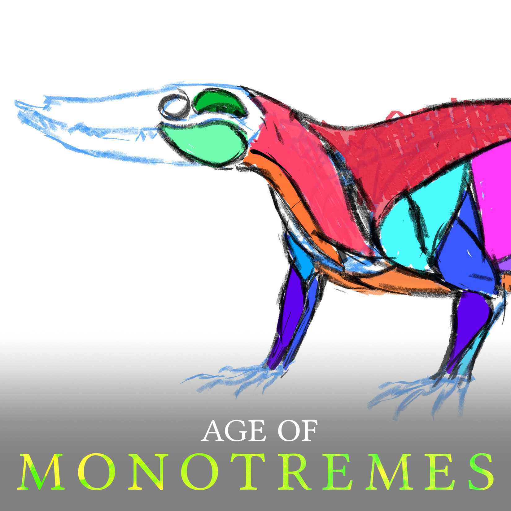 ArtStation - Monotreme Ancestral Anatomy and Evolution (Age of Monotremes)