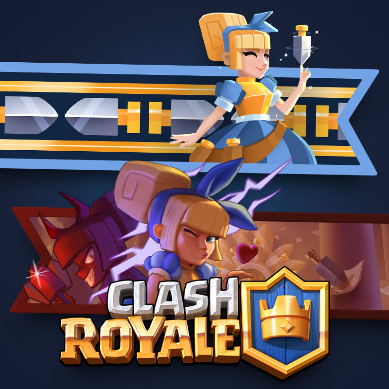 ArtStation - Clash Royale - Battle Banners: Dagger Duchess ⚔️