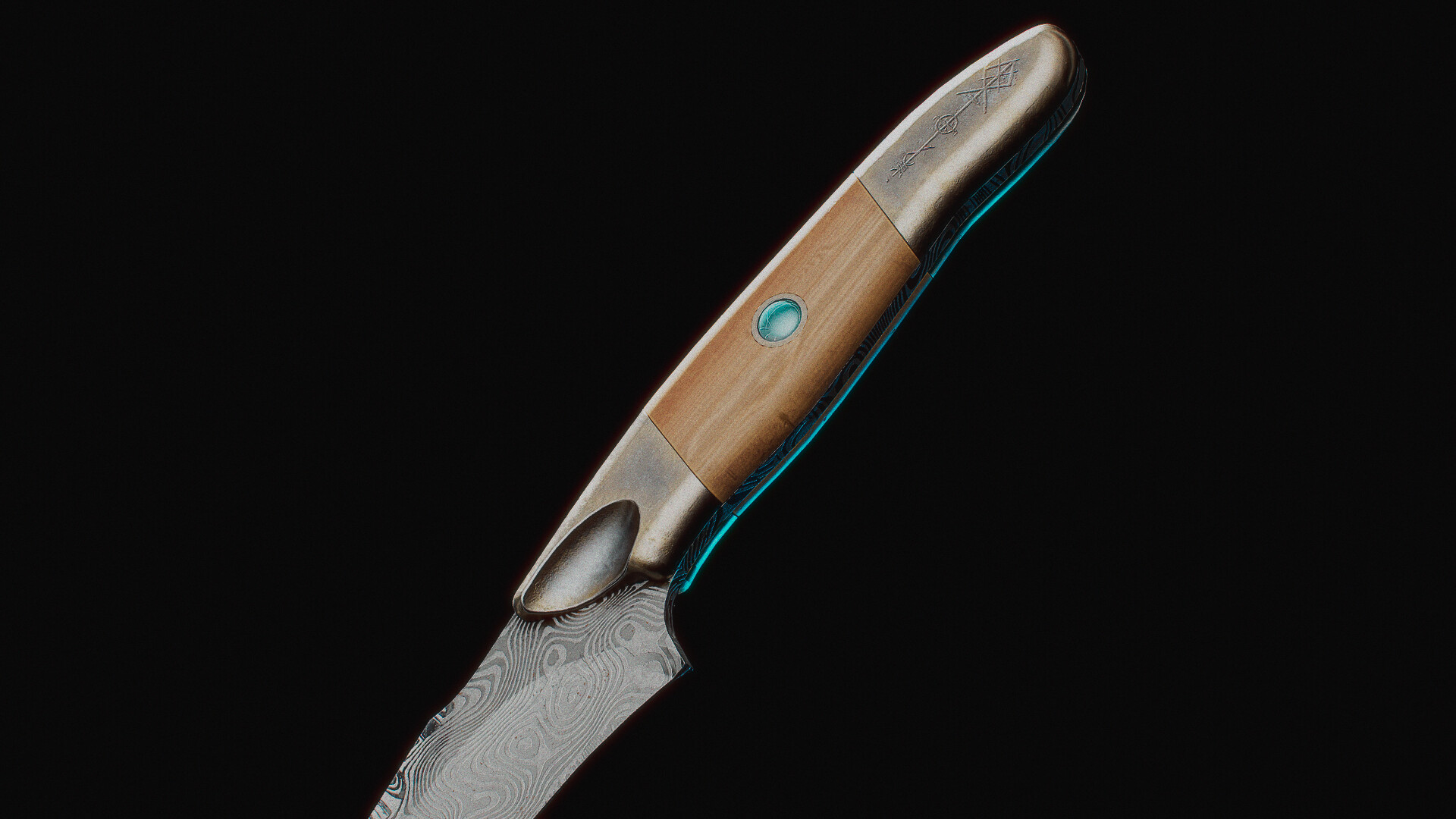 ArtStation - Damascus knife
