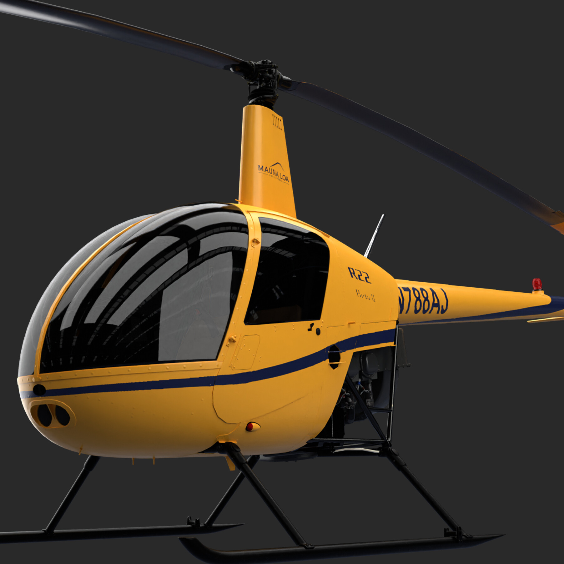 ArtStation - Robinson R22 Helicopter by Augmented Island Studios