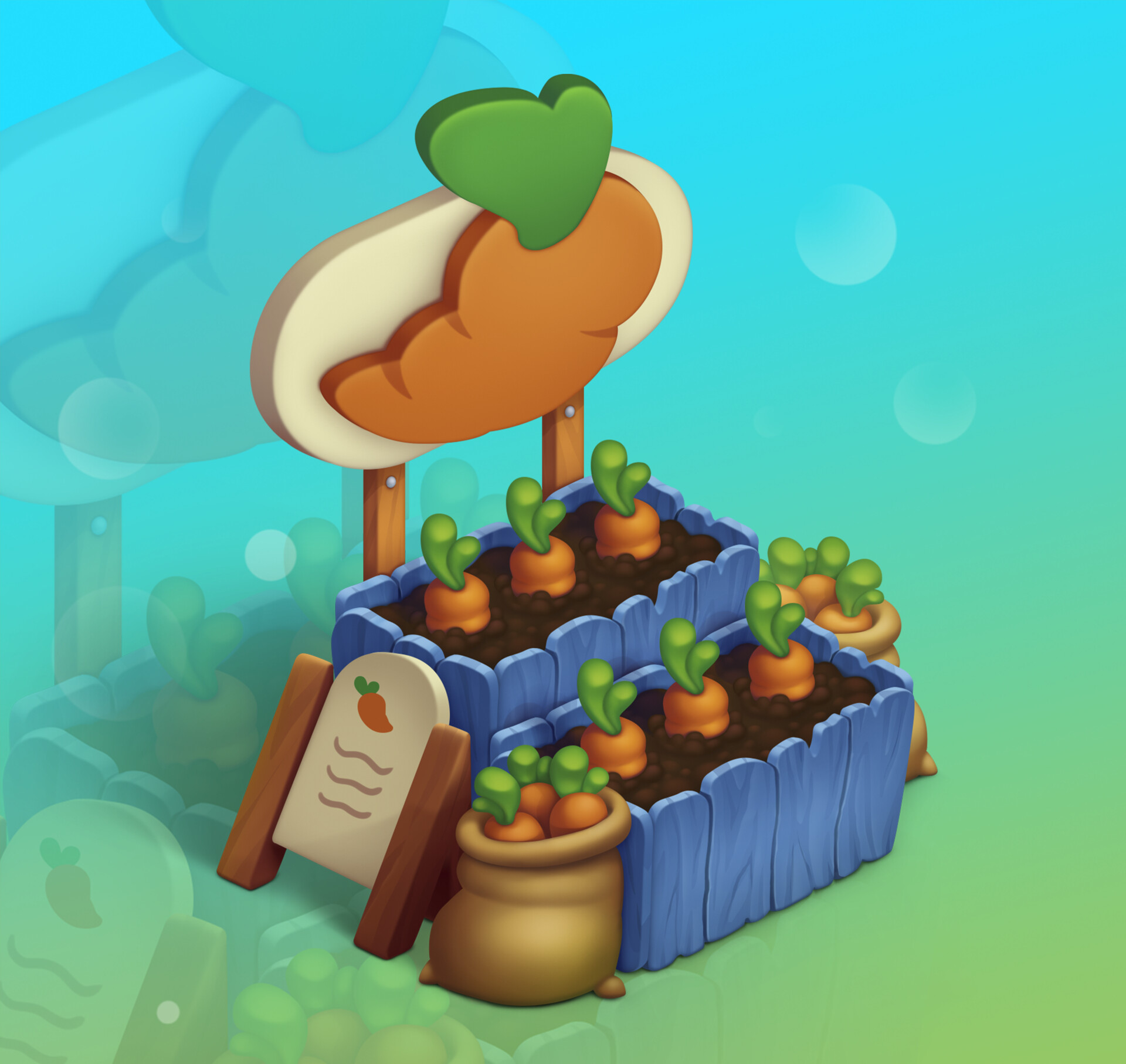 ArtStation - Carrot Farm concept
