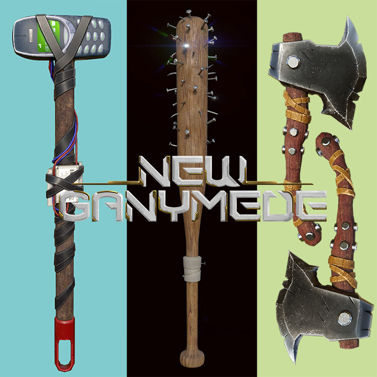 ArtStation - Weapons Game Asset