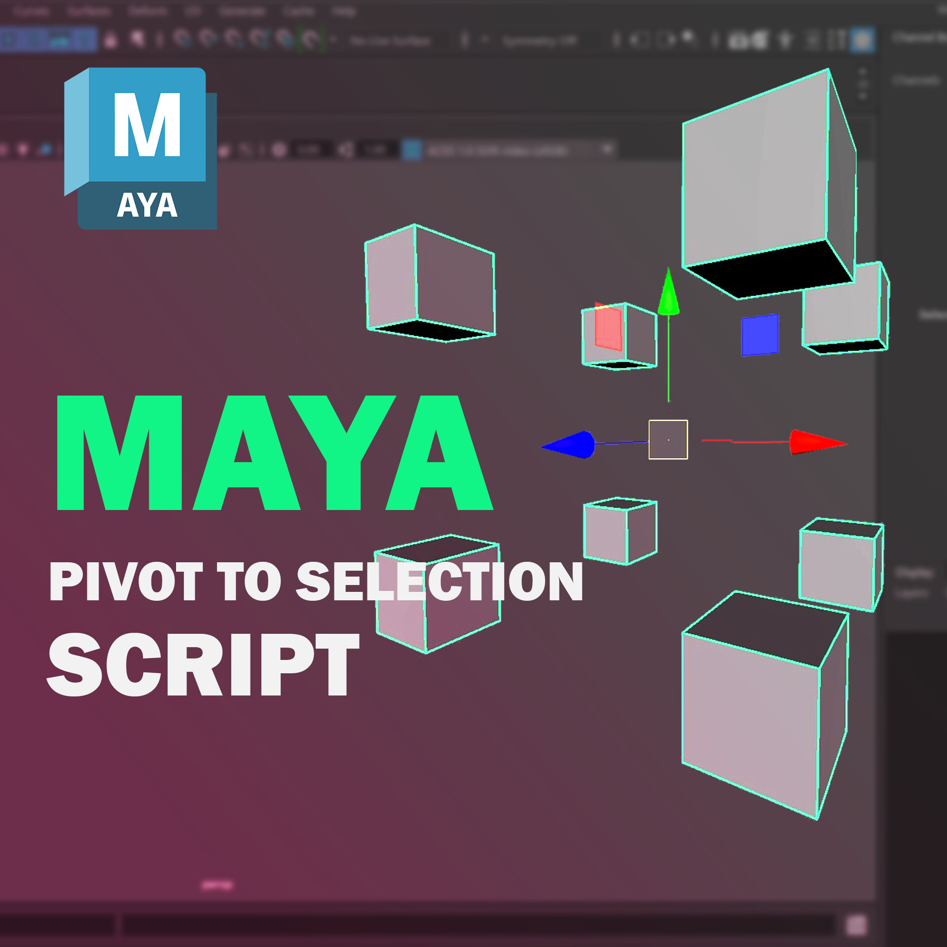 ArtStation - Pivot to Selection Script [FREE]. Autodesk Maya