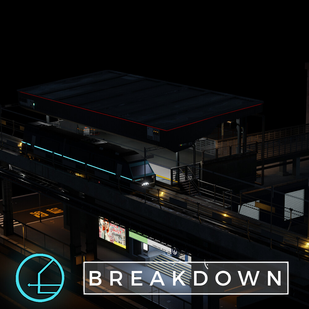 ArtStation - Breakthrough of Downtown Station, 23rd St.