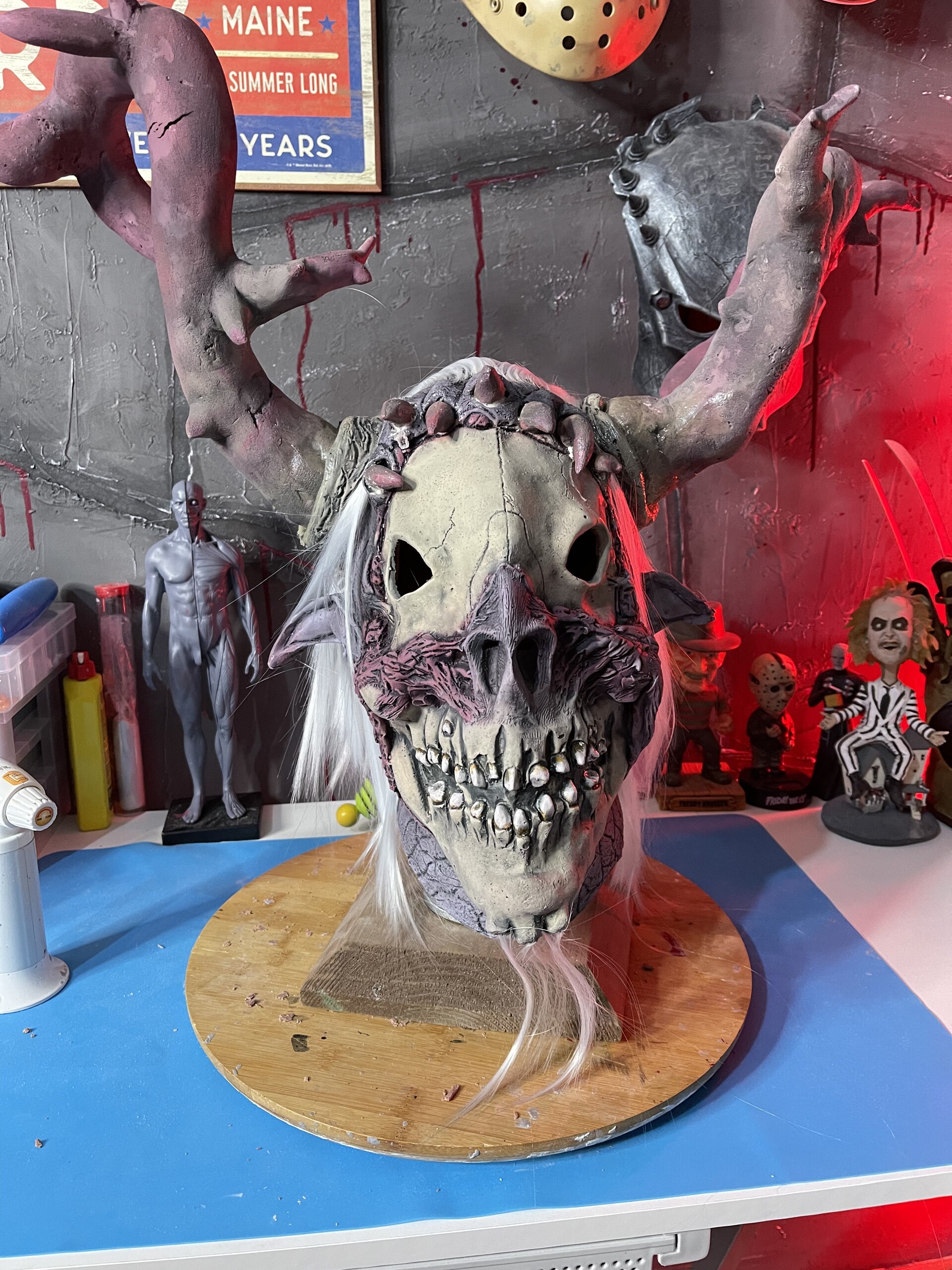 Metal - The Wendigo Creature Mask