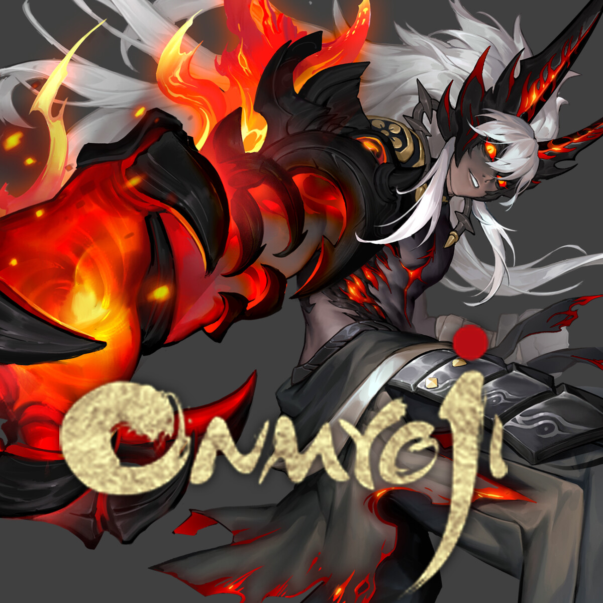 ArtStation - Character painting-JRPG style-《Onmyoji》