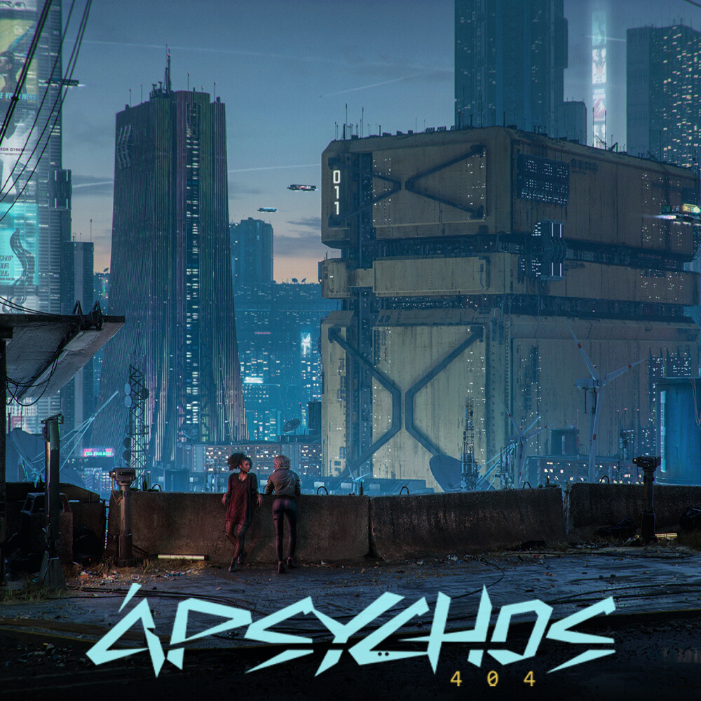 ArtStation - ÁPSYCHOS 404 - cyberpunk environment concept art