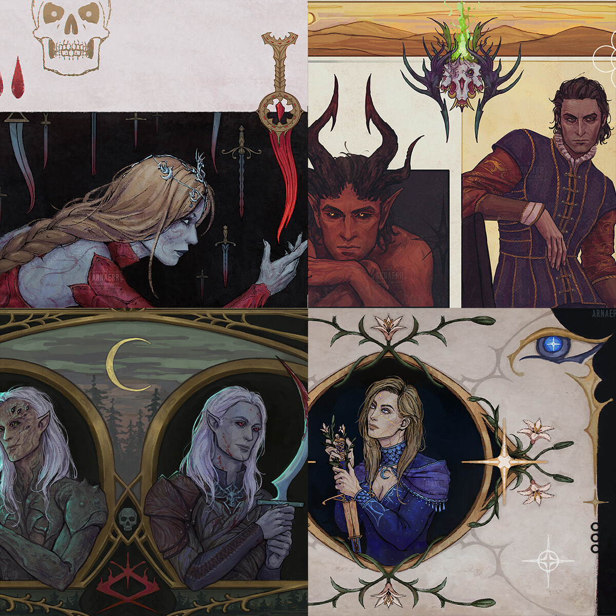 ArtStation - postcard experiments