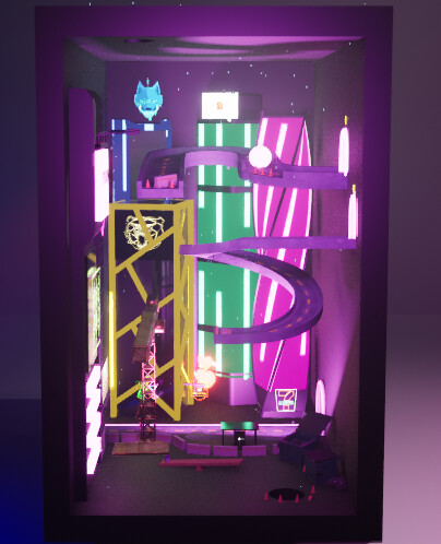 ArtStation - CyberPunk Diorama - Dynamic Machines