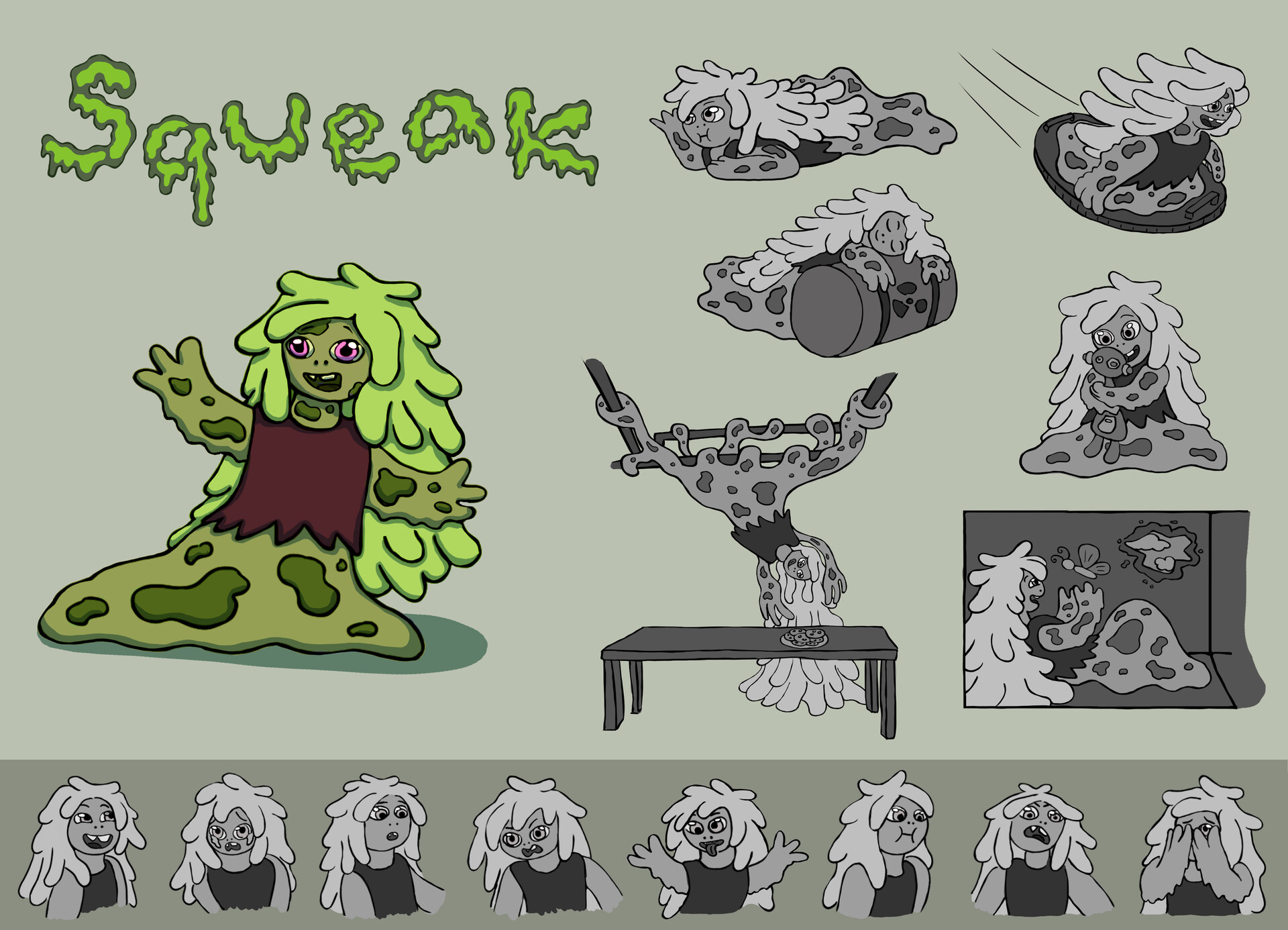 ArtStation - Squeak Character Design