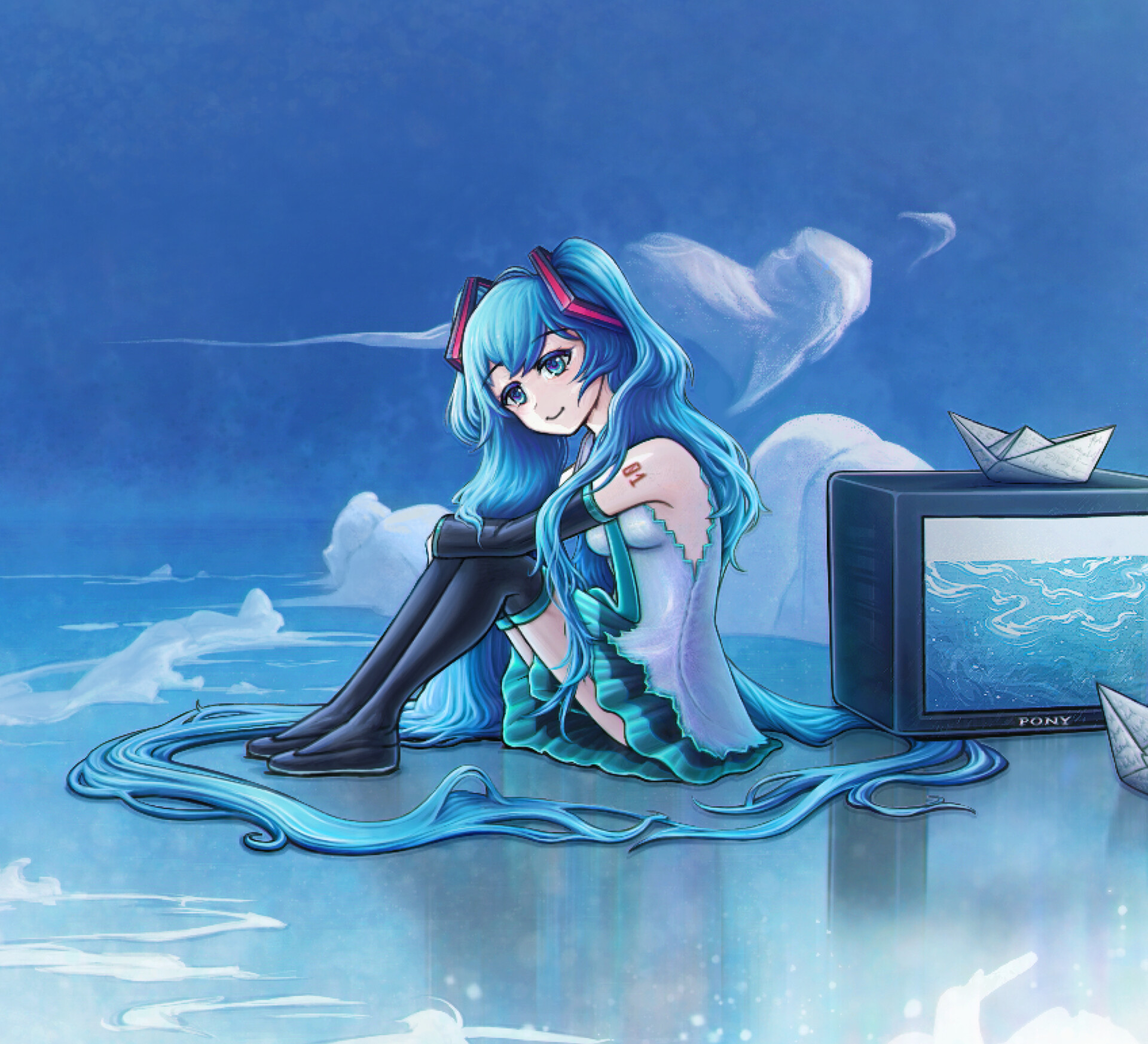 ArtStation - Hatsune Miku - Heaven - YT Banner