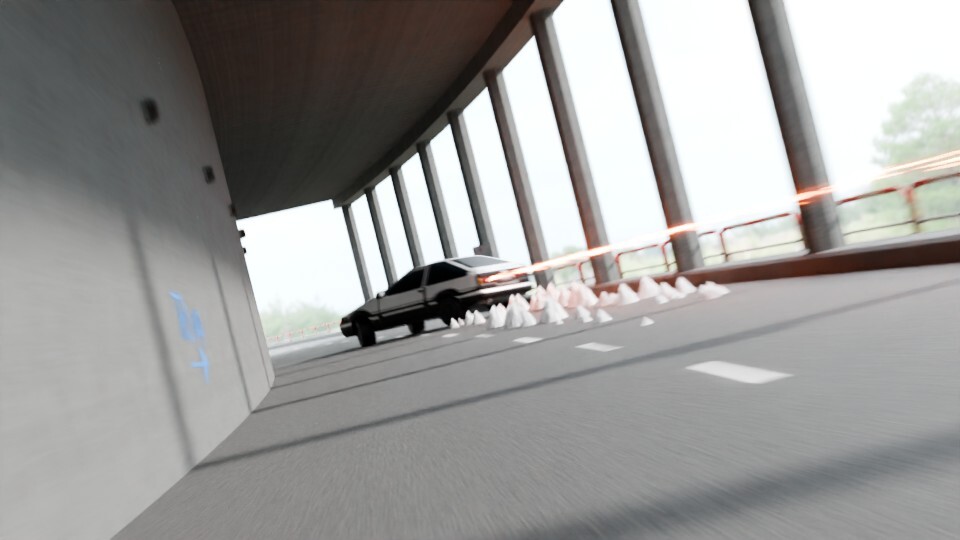 ArtStation - Initial D, a render for my friend