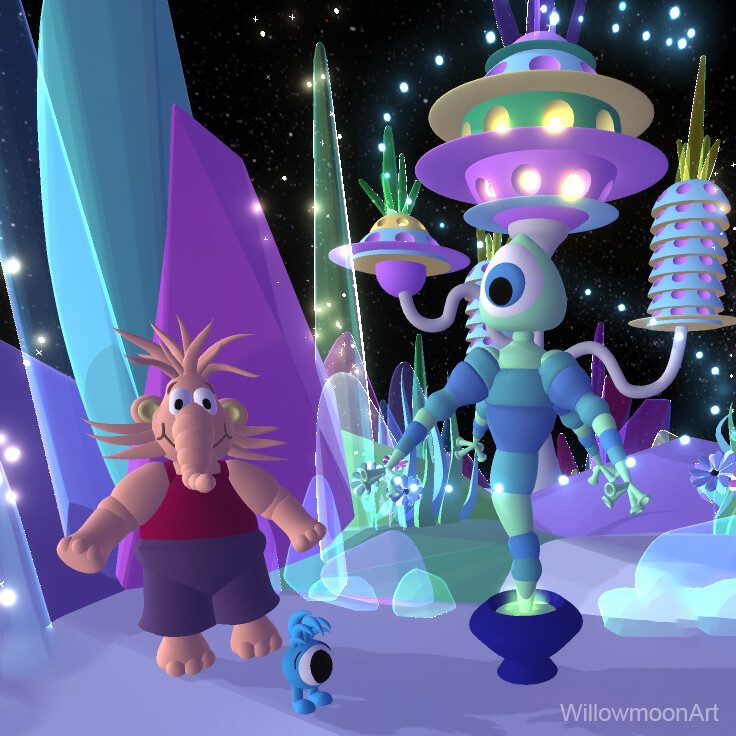 ArtStation - Aliens from the Intergalactic Figure Skating Competition