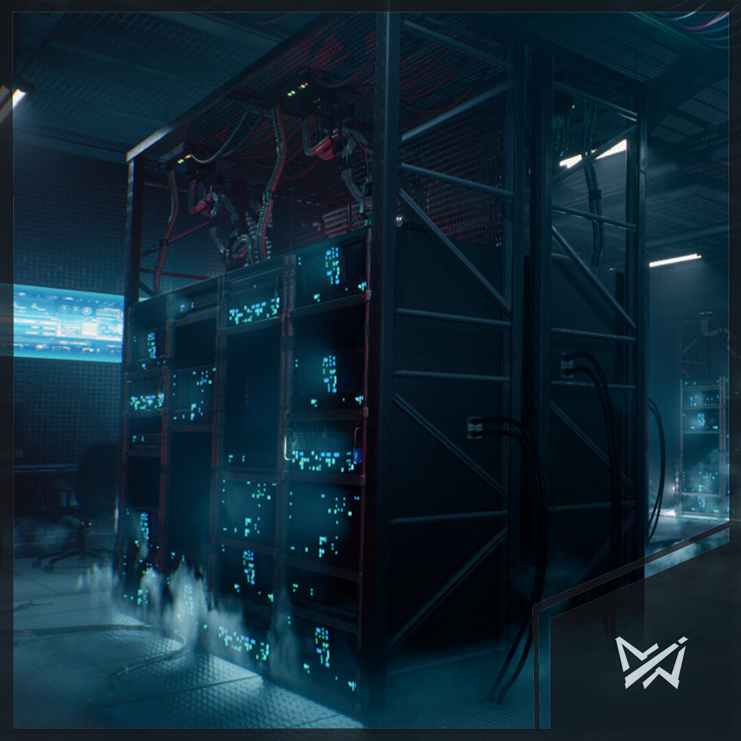 ArtStation - Server room - UE 5 - Unreal Engine 5 | Gamedev Bootcamp ...