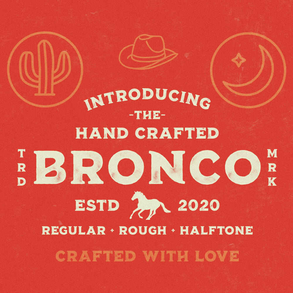 ArtStation - Bronco Font Collection + Extras