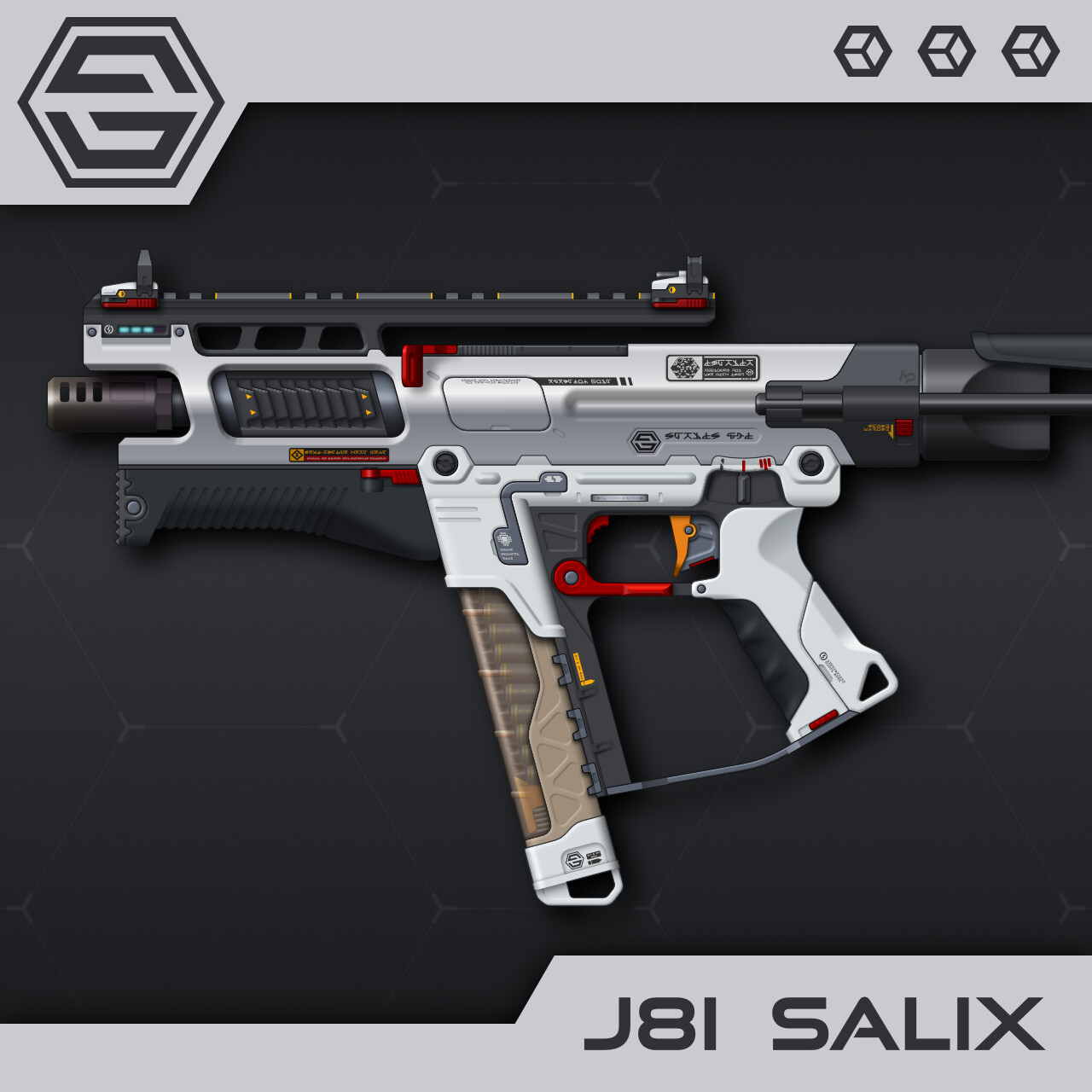 ArtStation - J8I "Salix" Submachine Gun