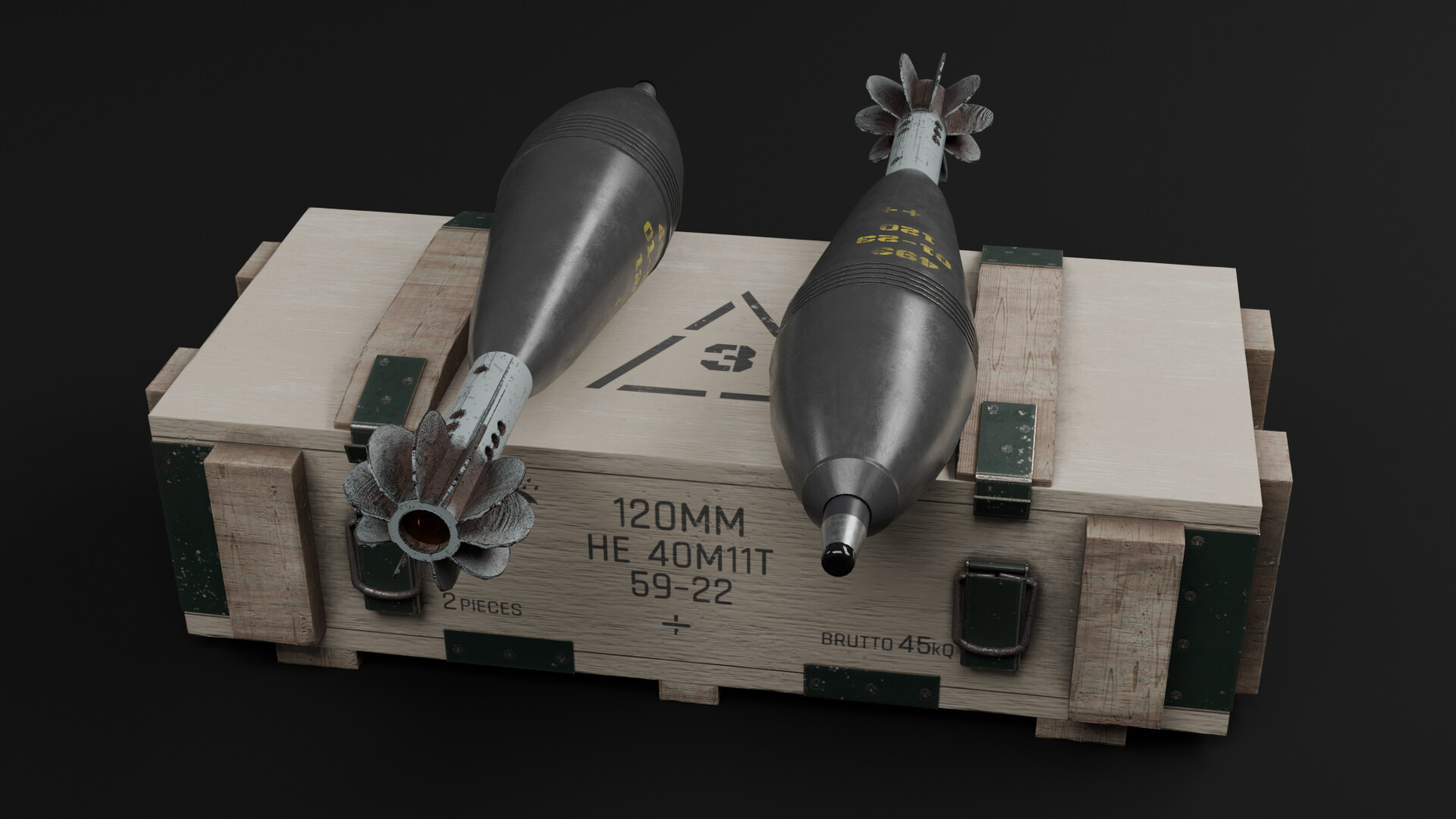 ArtStation - Artillery Mine Box