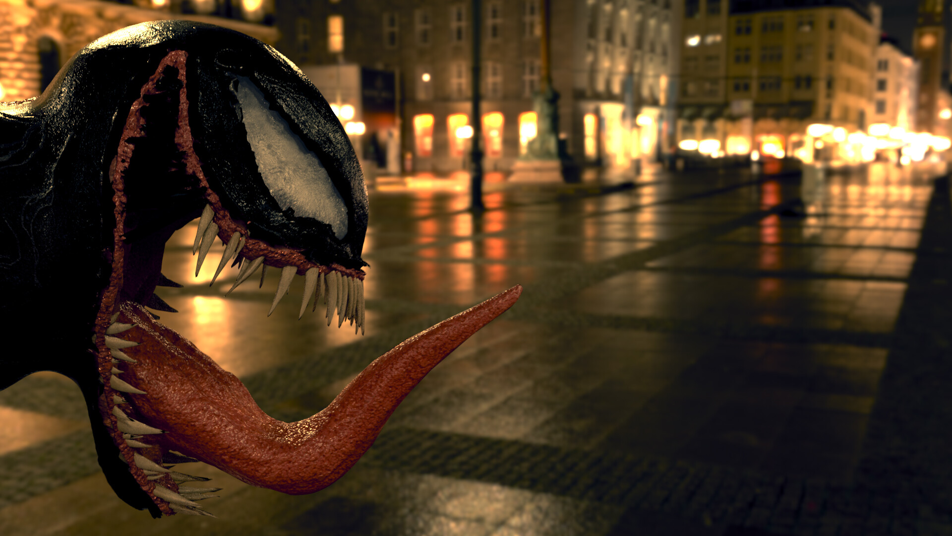 ArtStation - VENOM_3D_FACE MODEL _ WITH PROCESS OF MAKING