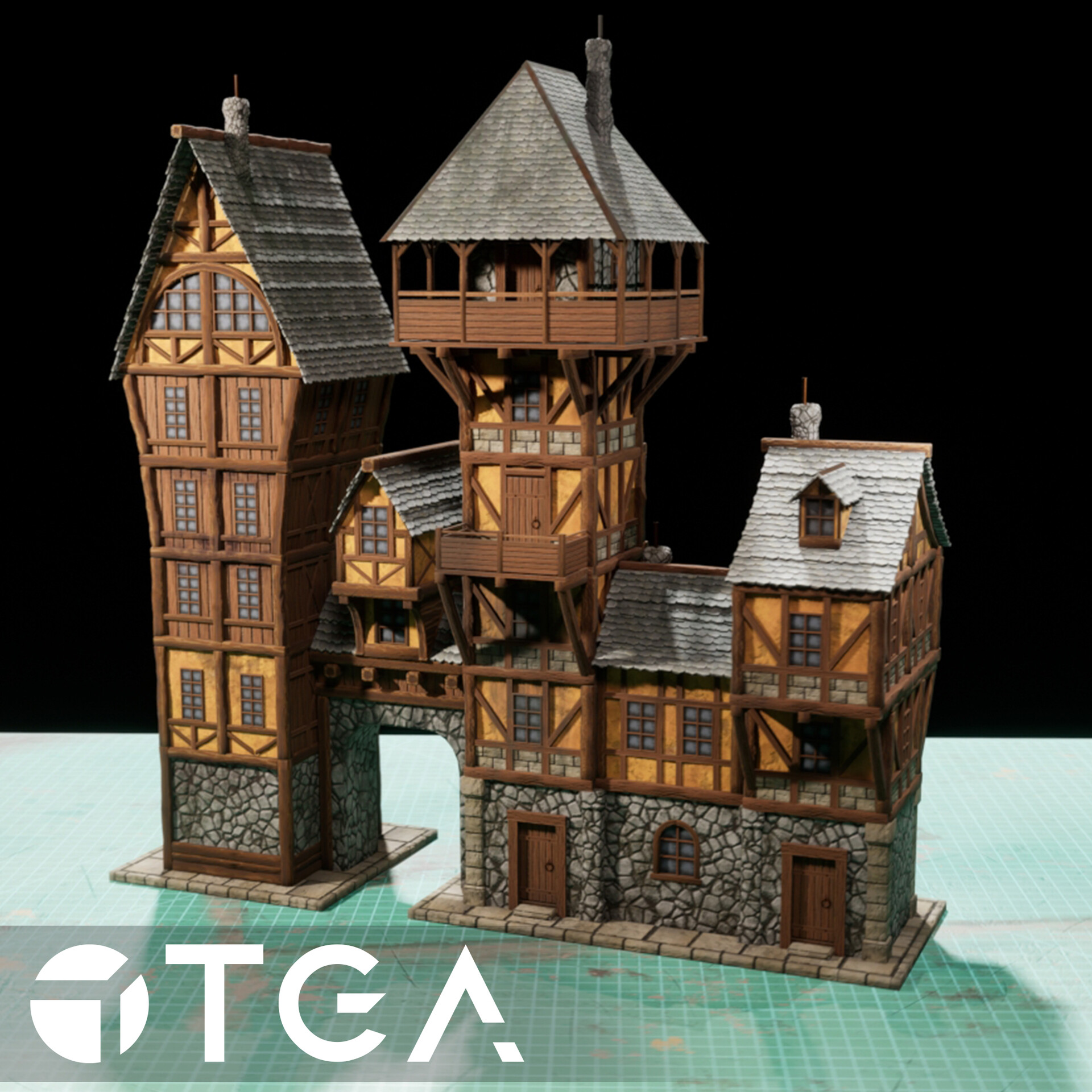 ArtStation - Scale model house