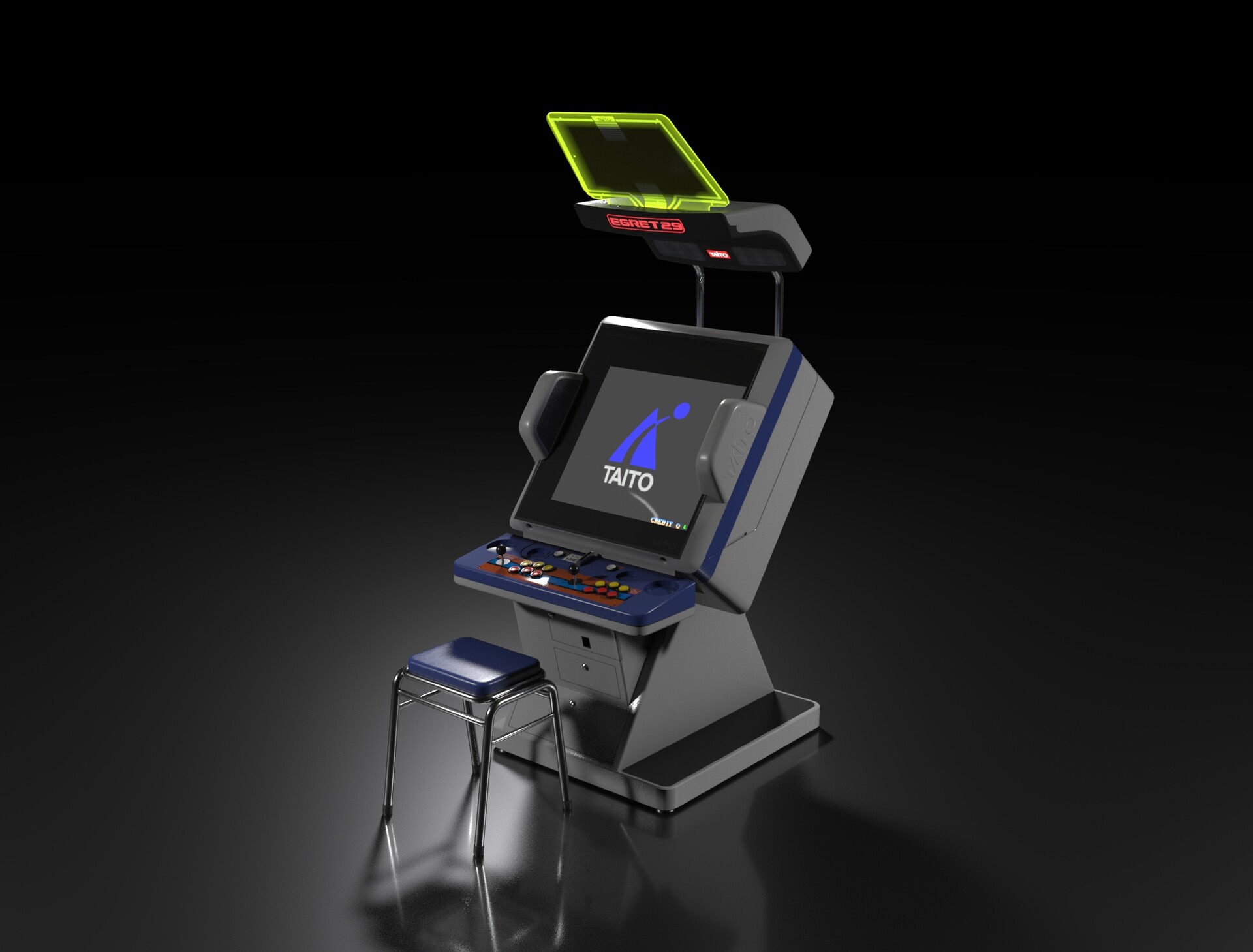 Jordan F - Taito Egret 29 Arcade Machine