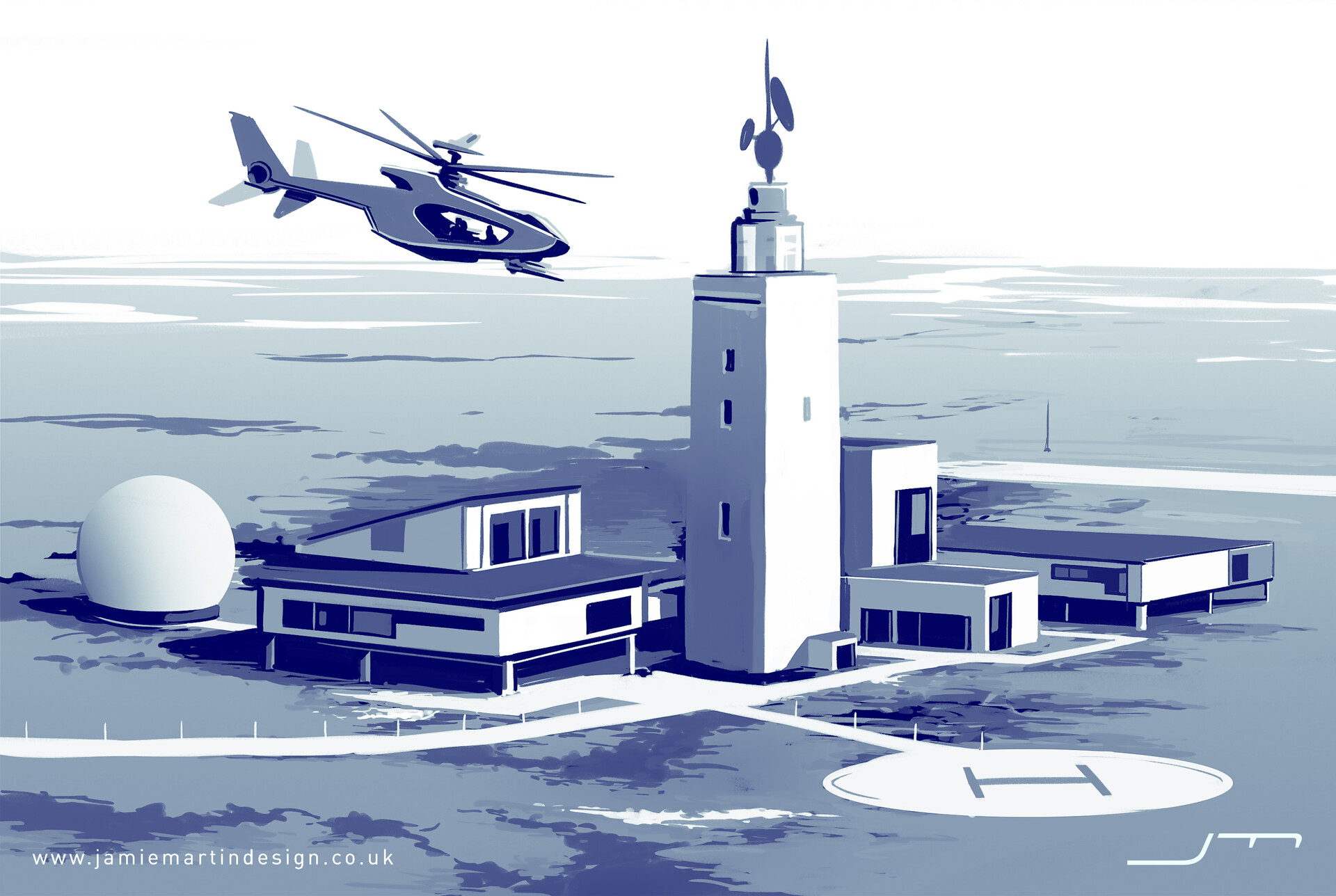 ArtStation - Top Secret Bases #3 - environment concept art