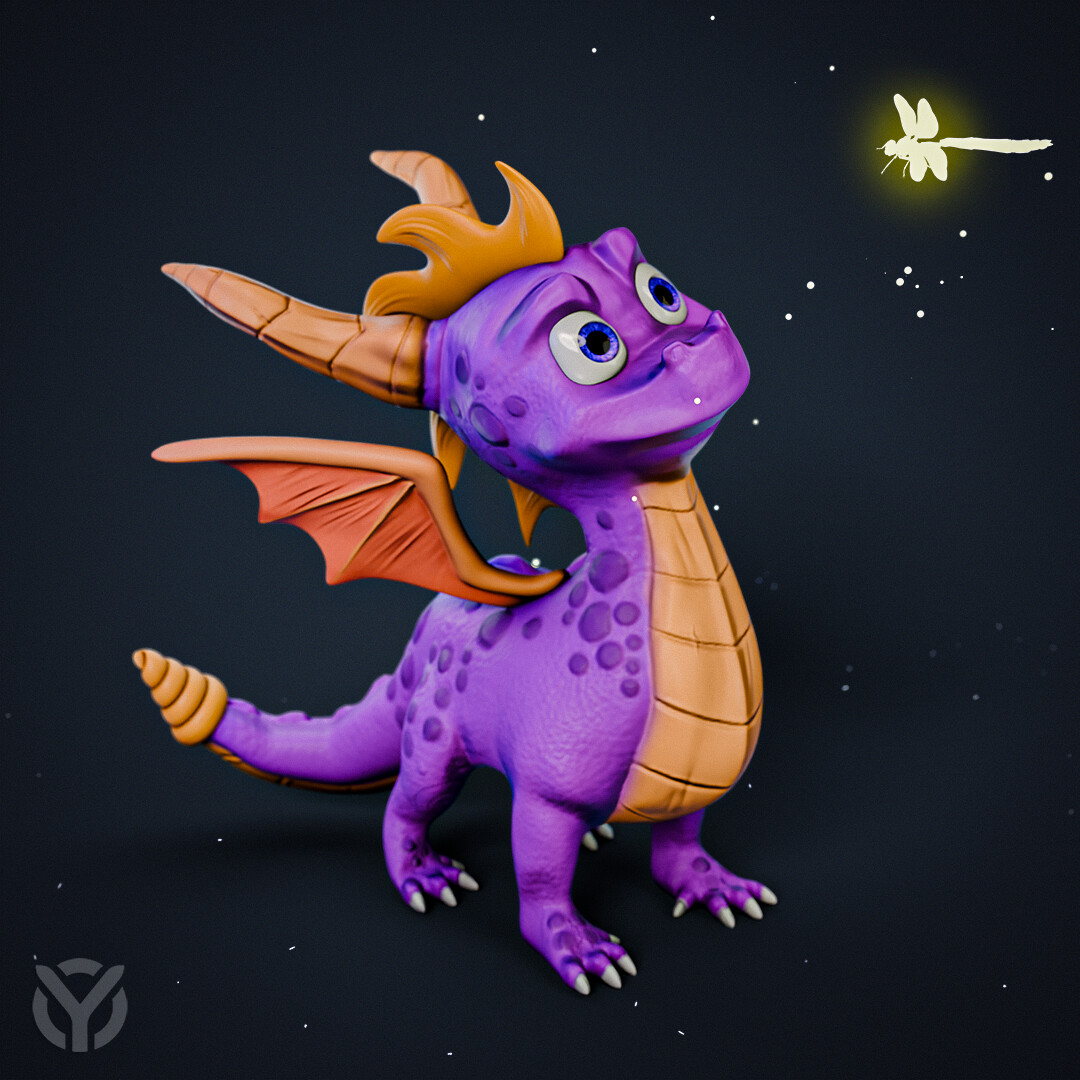 ArtStation - Spyro 3D Model
