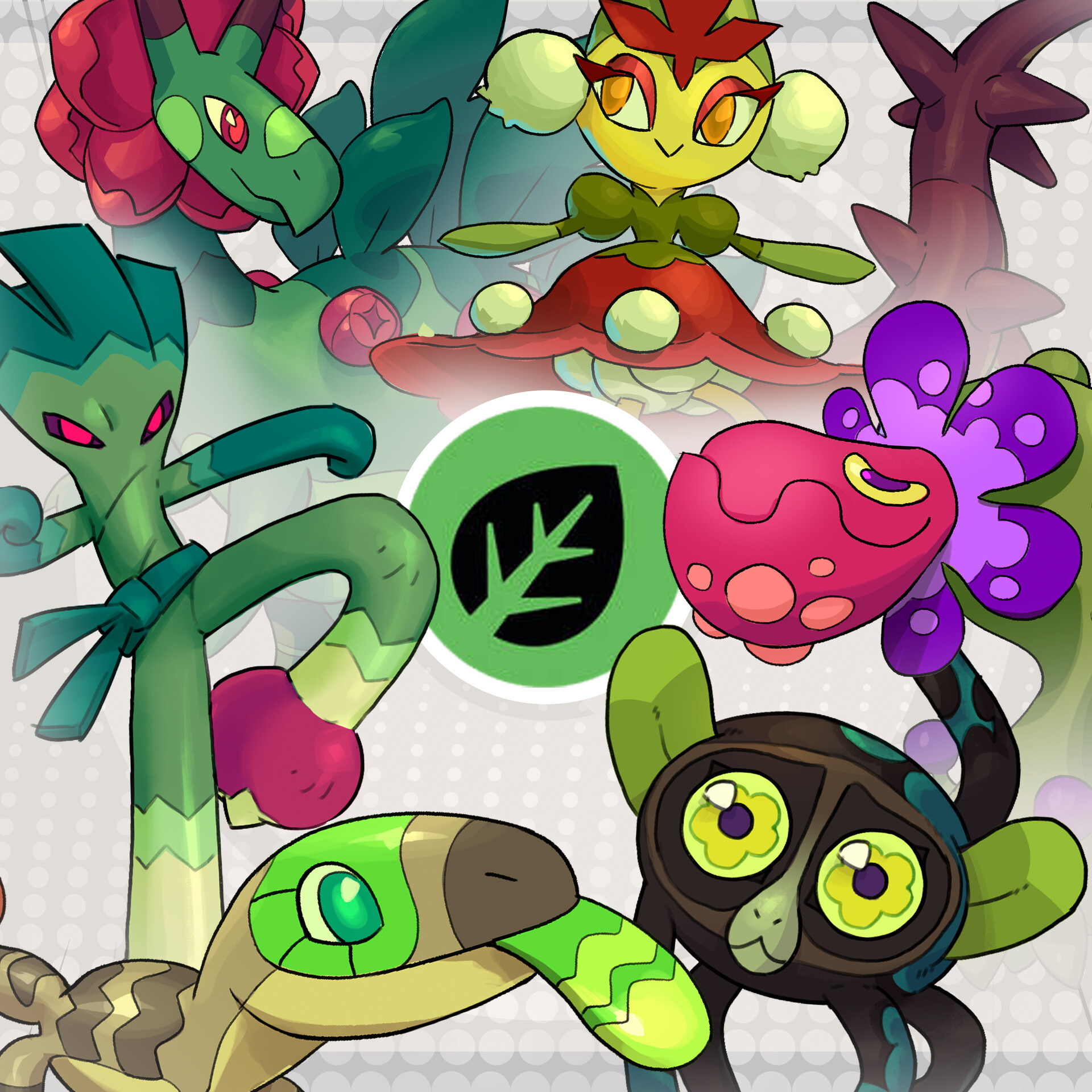 ArtStation - Fakemon Frenzy - Grass