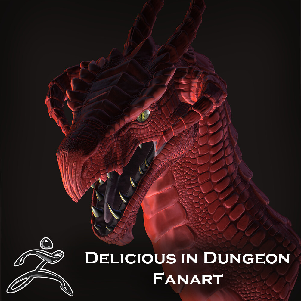 ArtStation - Red Dragon FanArt