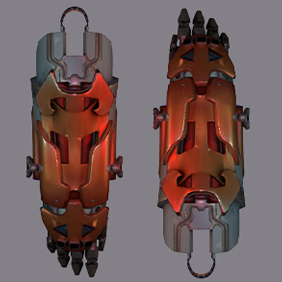 ArtStation - Firework Gauntlet - 3D Sculpt