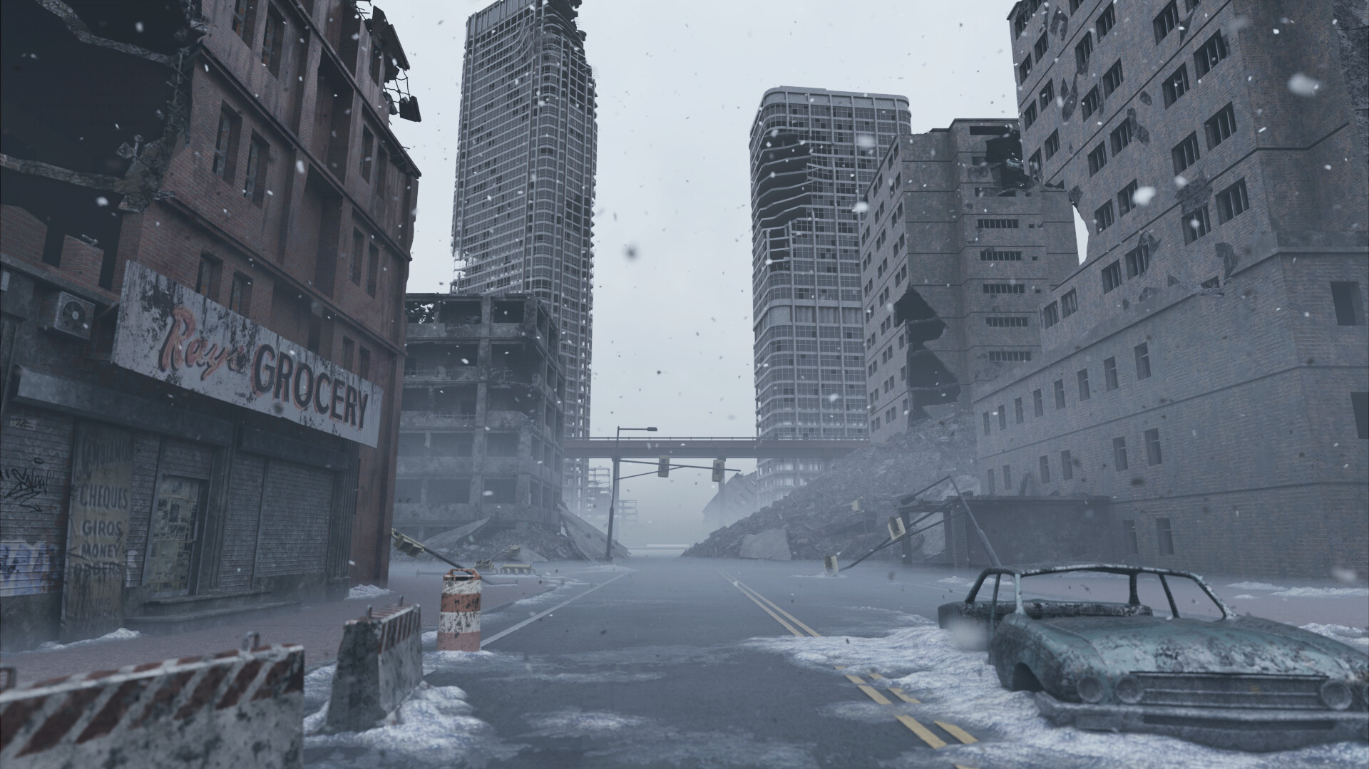 ArtStation - Silent Hill Inspired Town