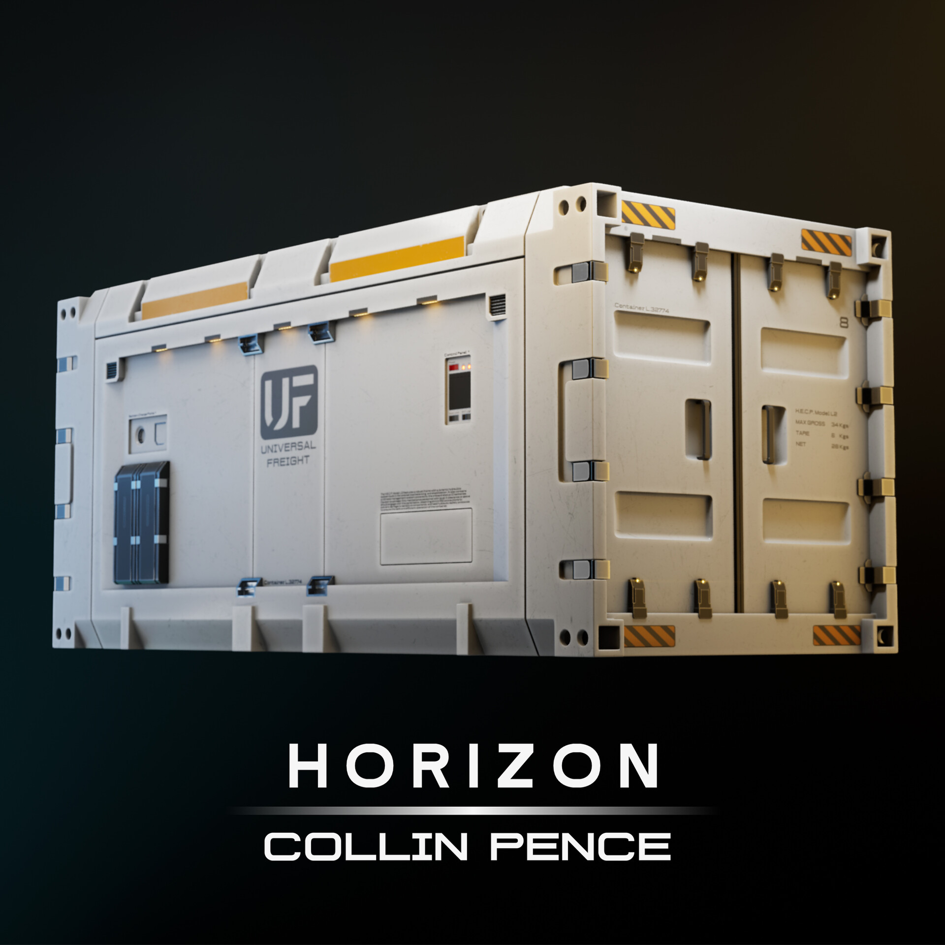 ArtStation - Project Horizon: Sci Fi Shipping Container