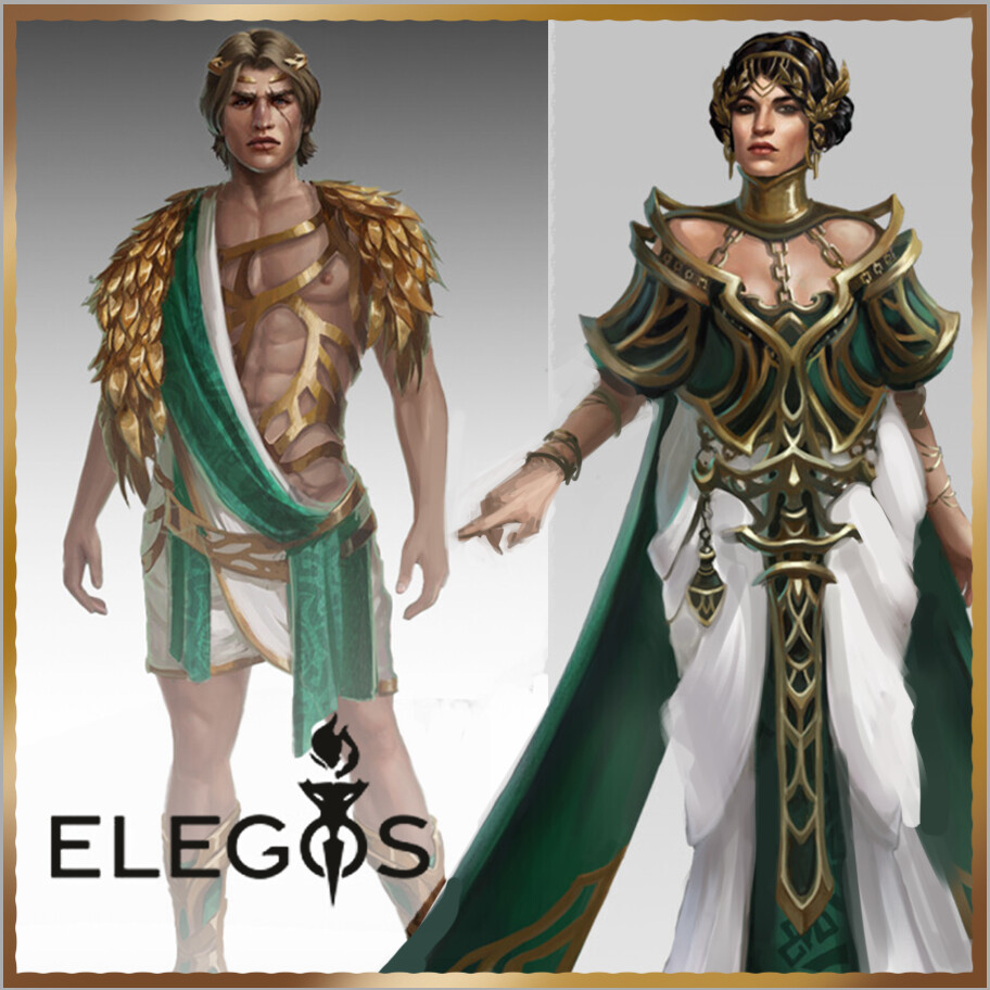 ArtStation - Elegos character concept art