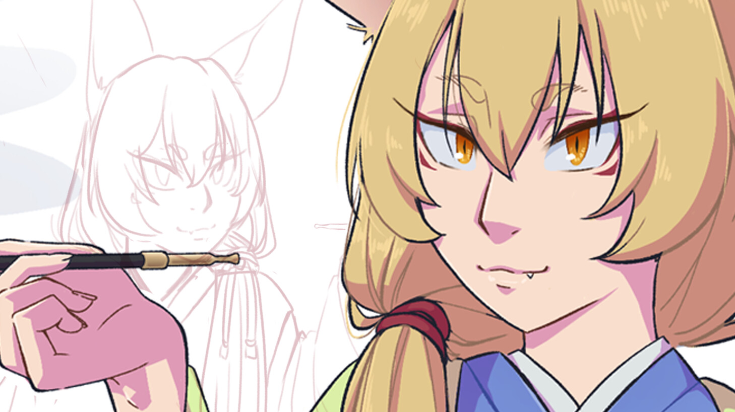 ArtStation - Original Character Redesign - "Kitsune"