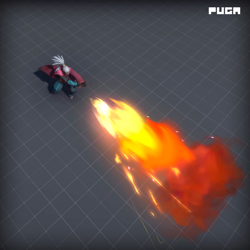 ArtStation - Real Time VFX - Fire Burst