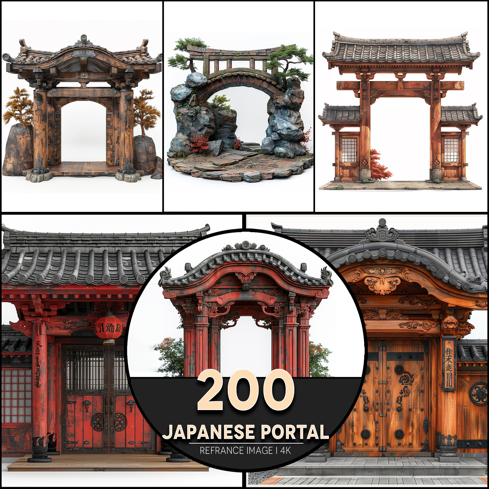 ArtStation - Japanese Portal 4K Reference/Concept Images