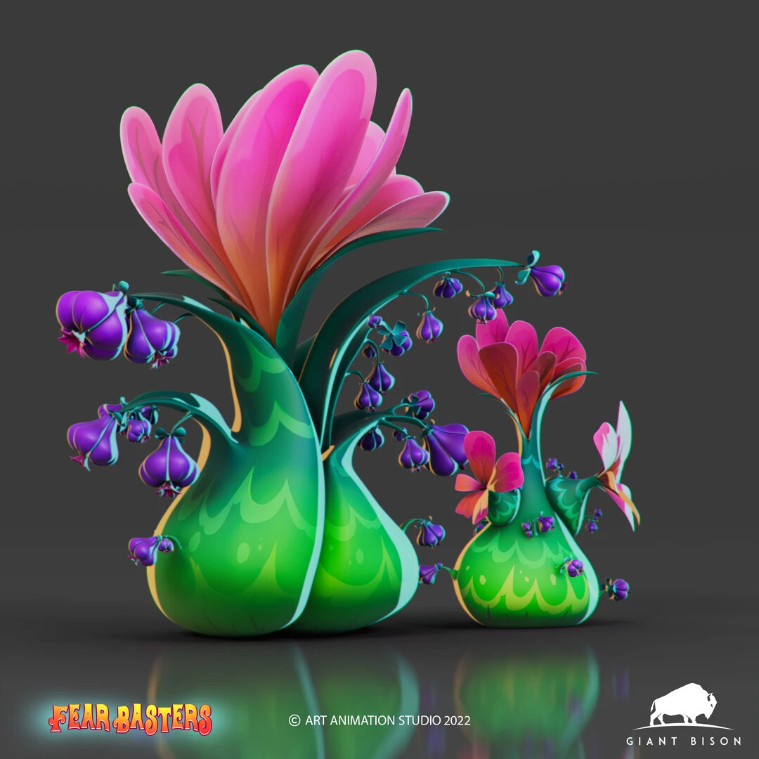 ArtStation - Foliage for the project "Fear Basters" models by https ...