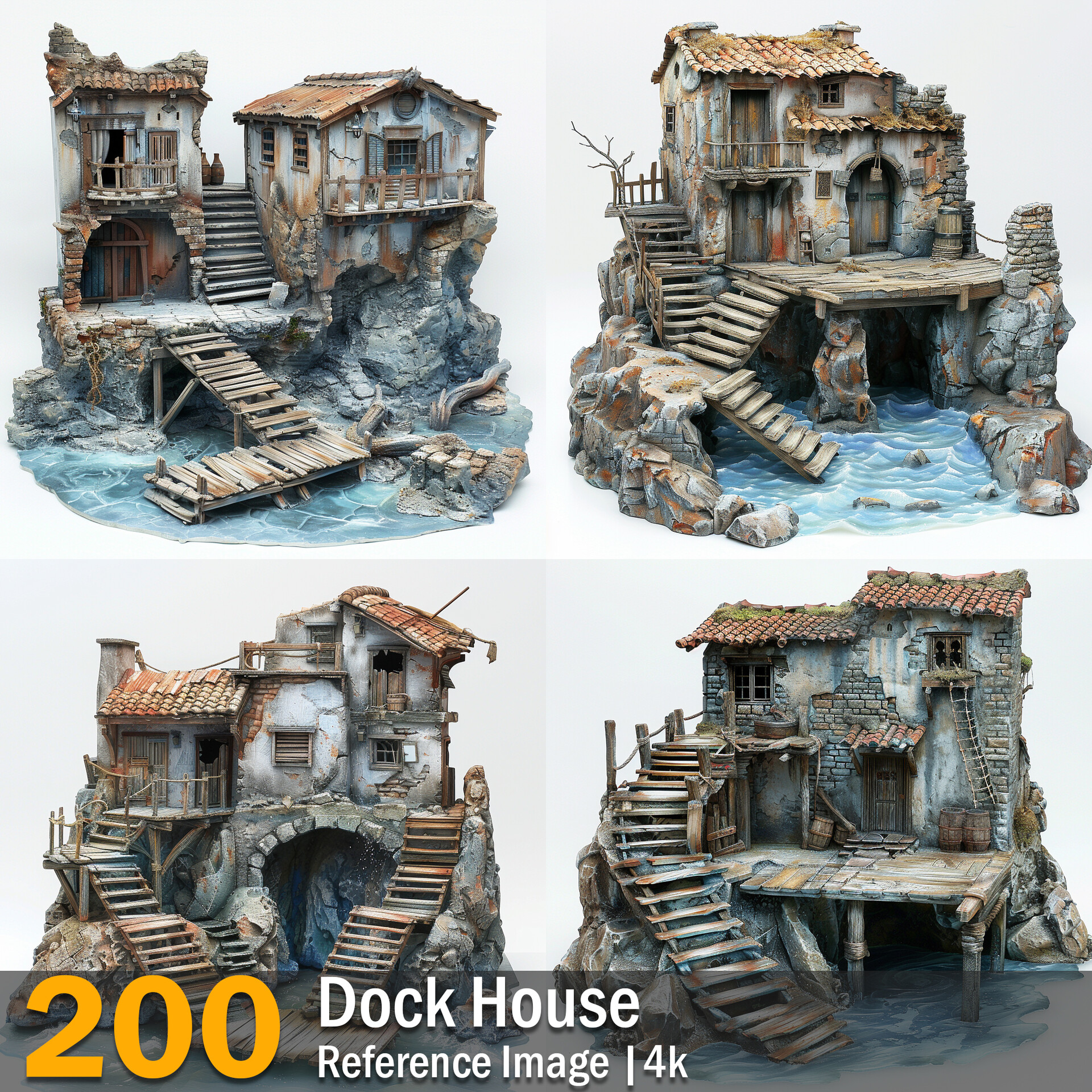 ArtStation - Dock House | Reference Images | 4K