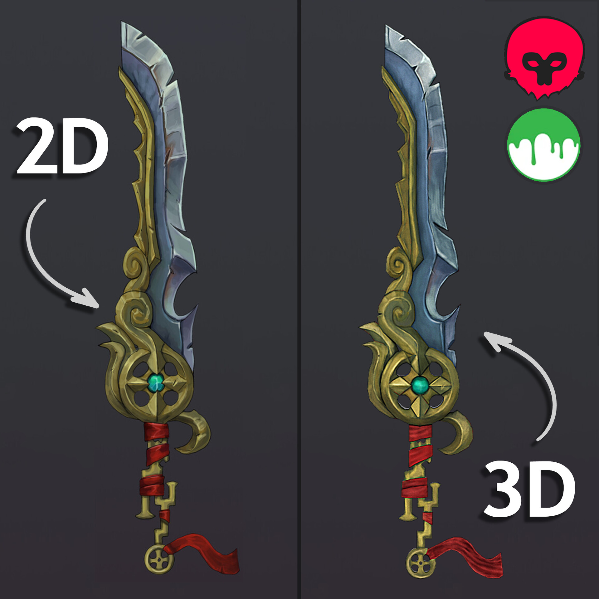 ArtStation - Stylized Sword - 01