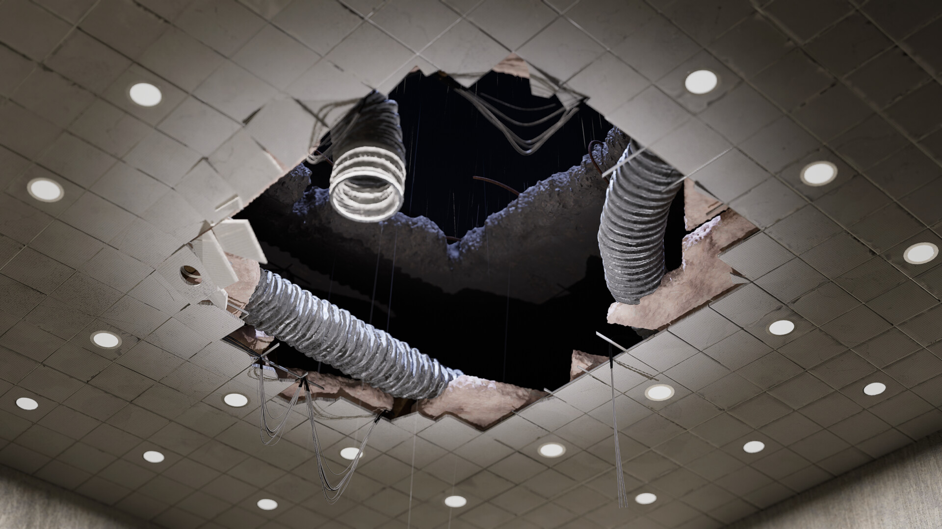 ArtStation - Environment: Destroyed Ceiling