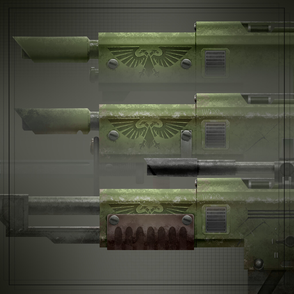 ArtStation - Warhammer 40000 Lasgun Concept Art