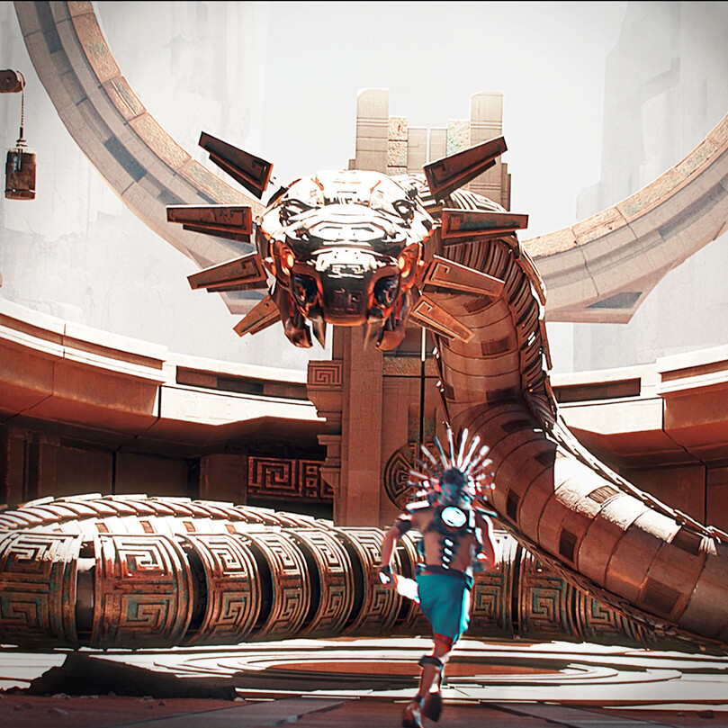 ArtStation - Boss Fight - Kukulkan's Cry