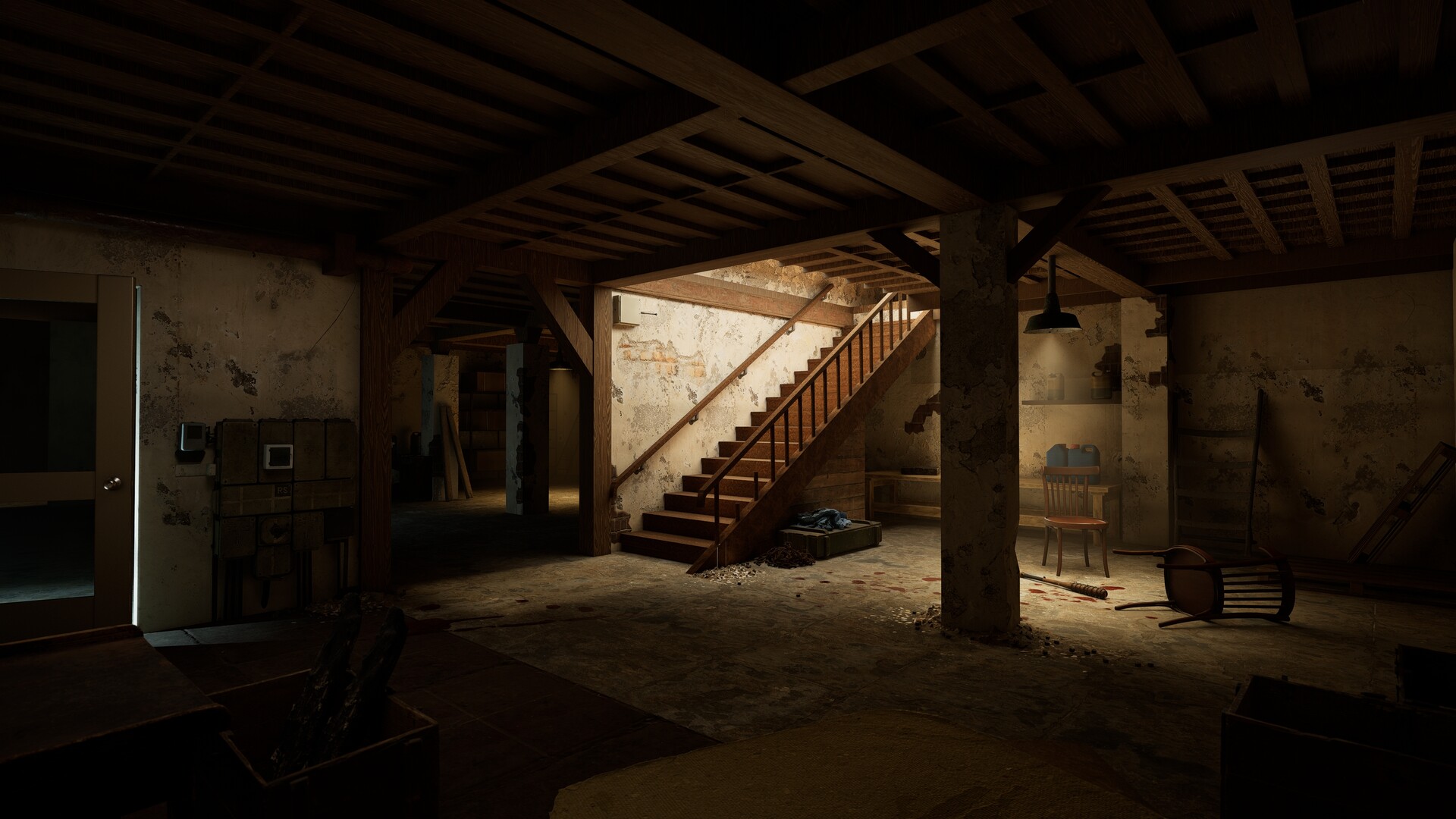 ArtStation - Abandoned interior basement