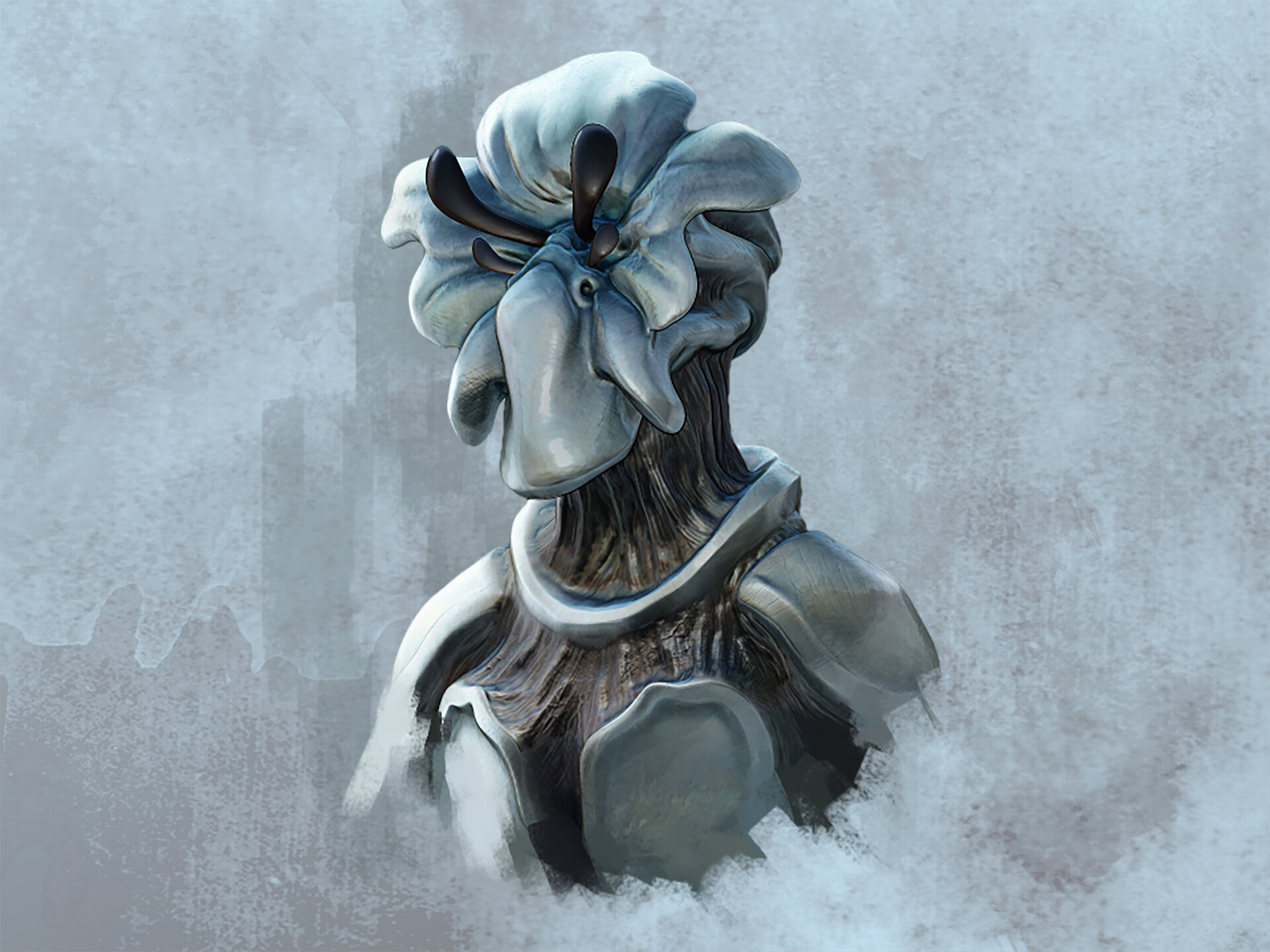 ArtStation - Orchid Alien Character Concept