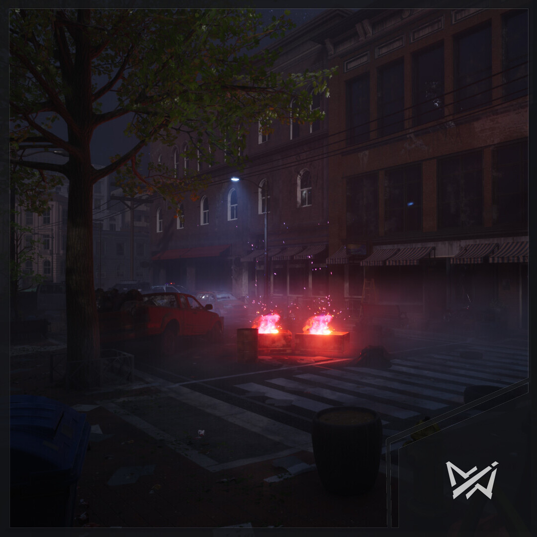 ArtStation - Horror, Street | Gamedev Bootcamp | Isaev Workshop
