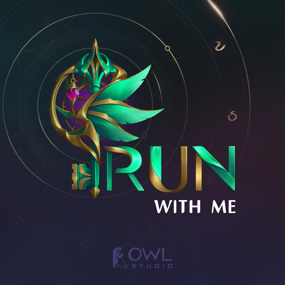 ArtStation - Run with me - Mobile game UX/UI & Logo design