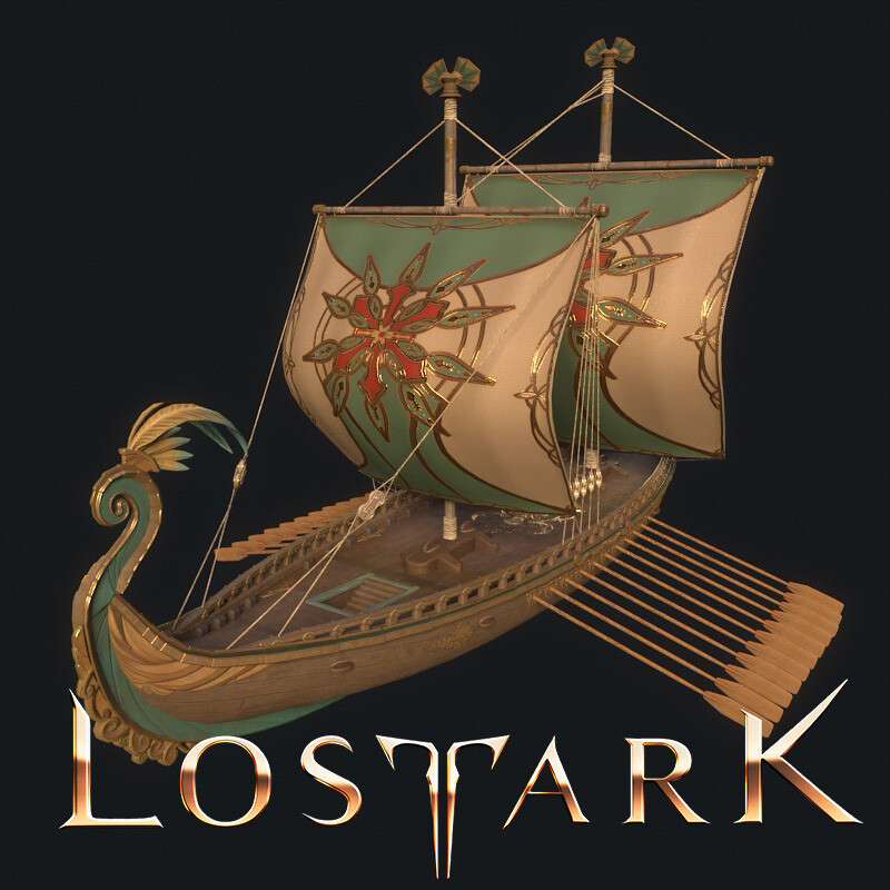 ArtStation - Lostark Aryan Orb Pirate Ship