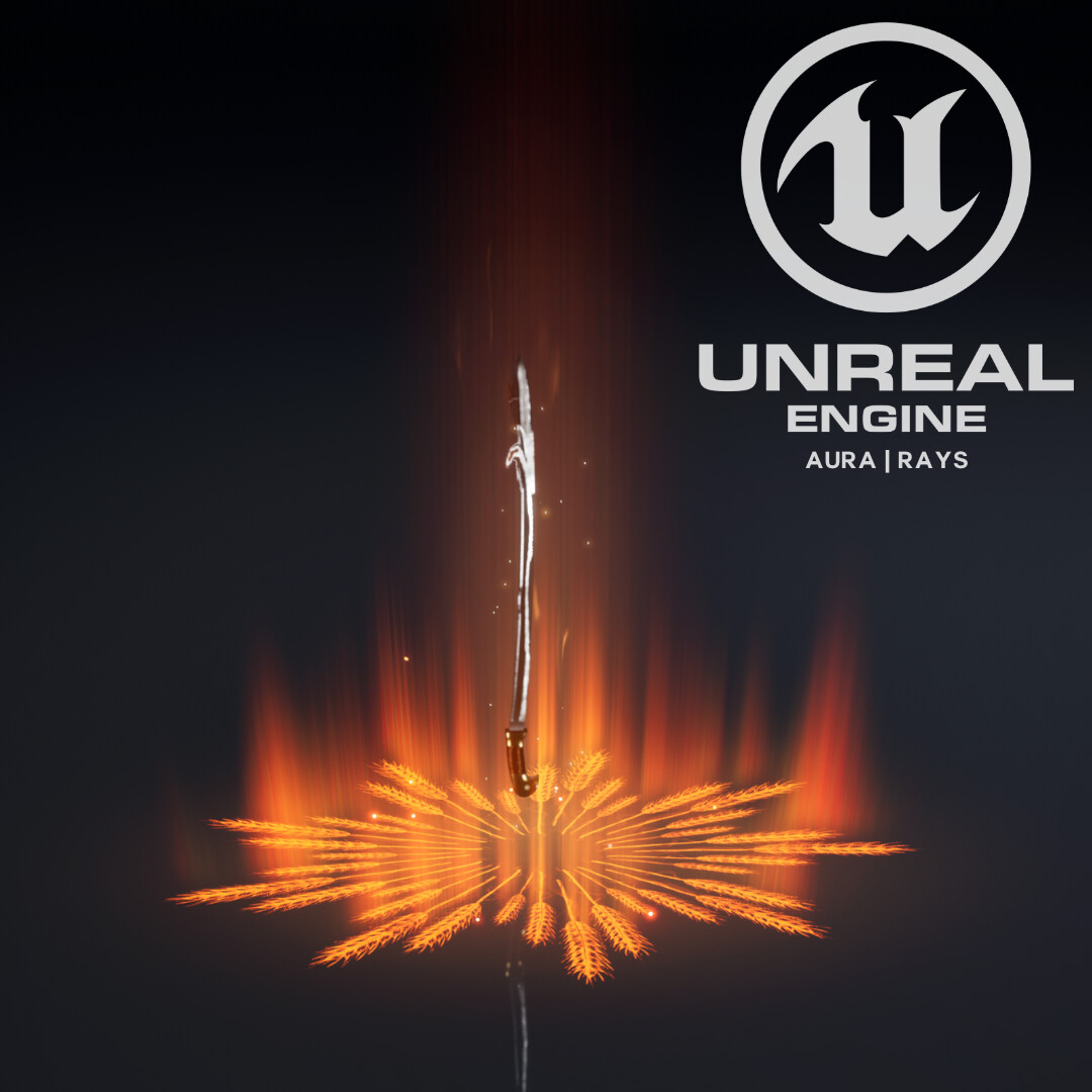ArtStation - Cossack saber | Aura | Rays | Realtime VFX UE5