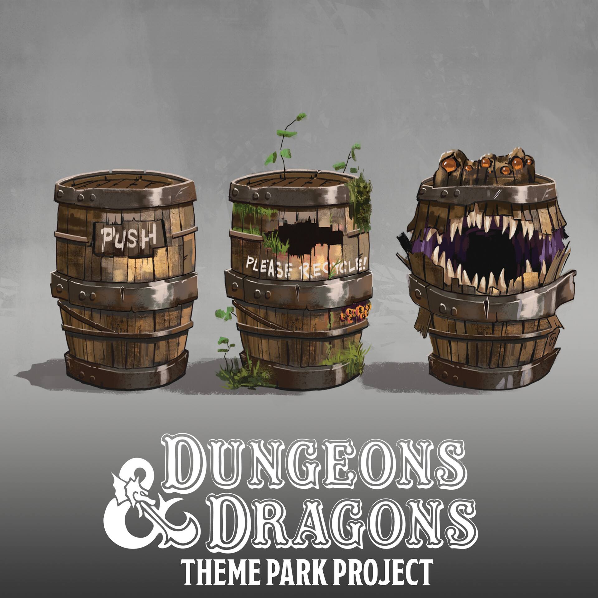 ArtStation - Dungeons & Dragons Theme Park | Props
