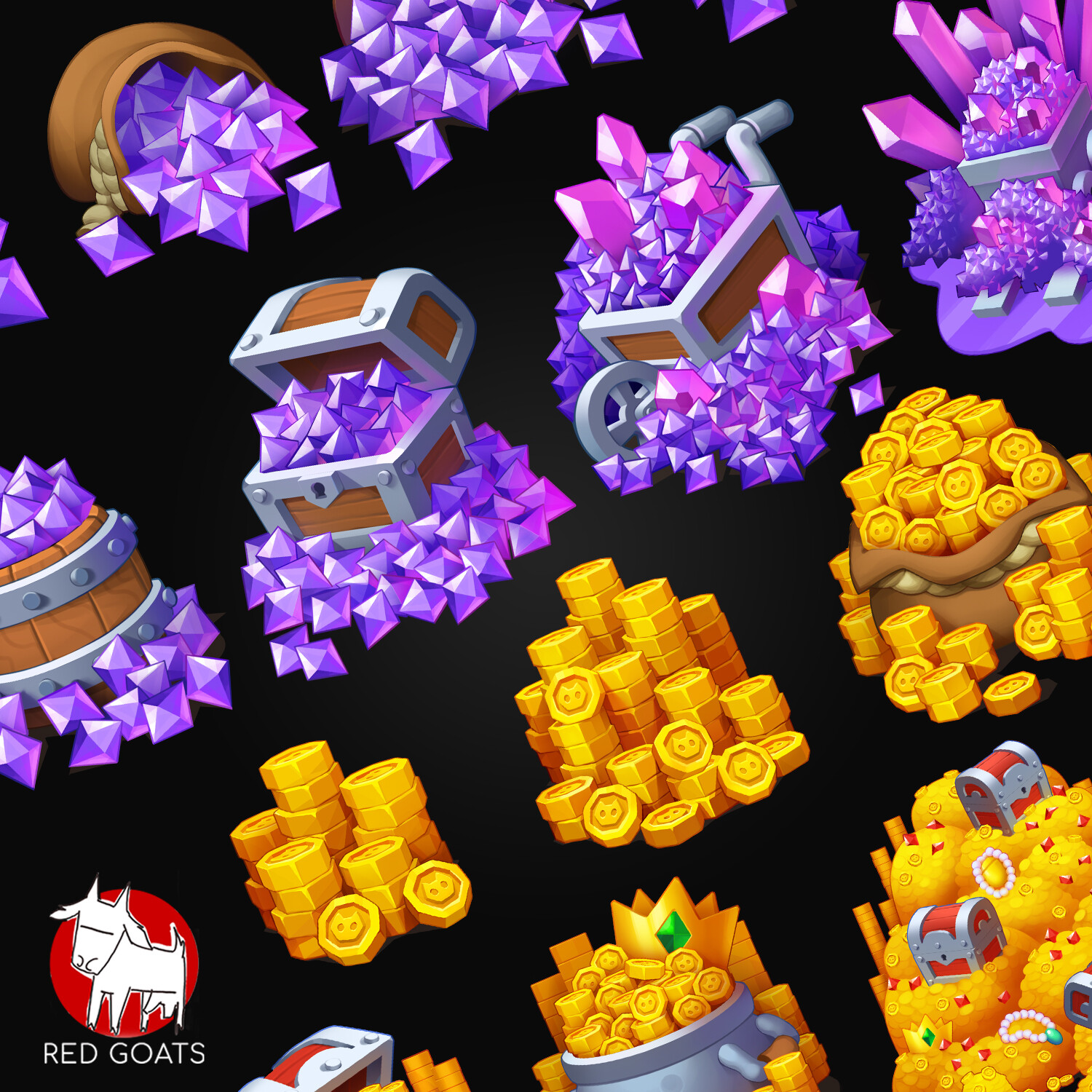 ArtStation - Currency icons